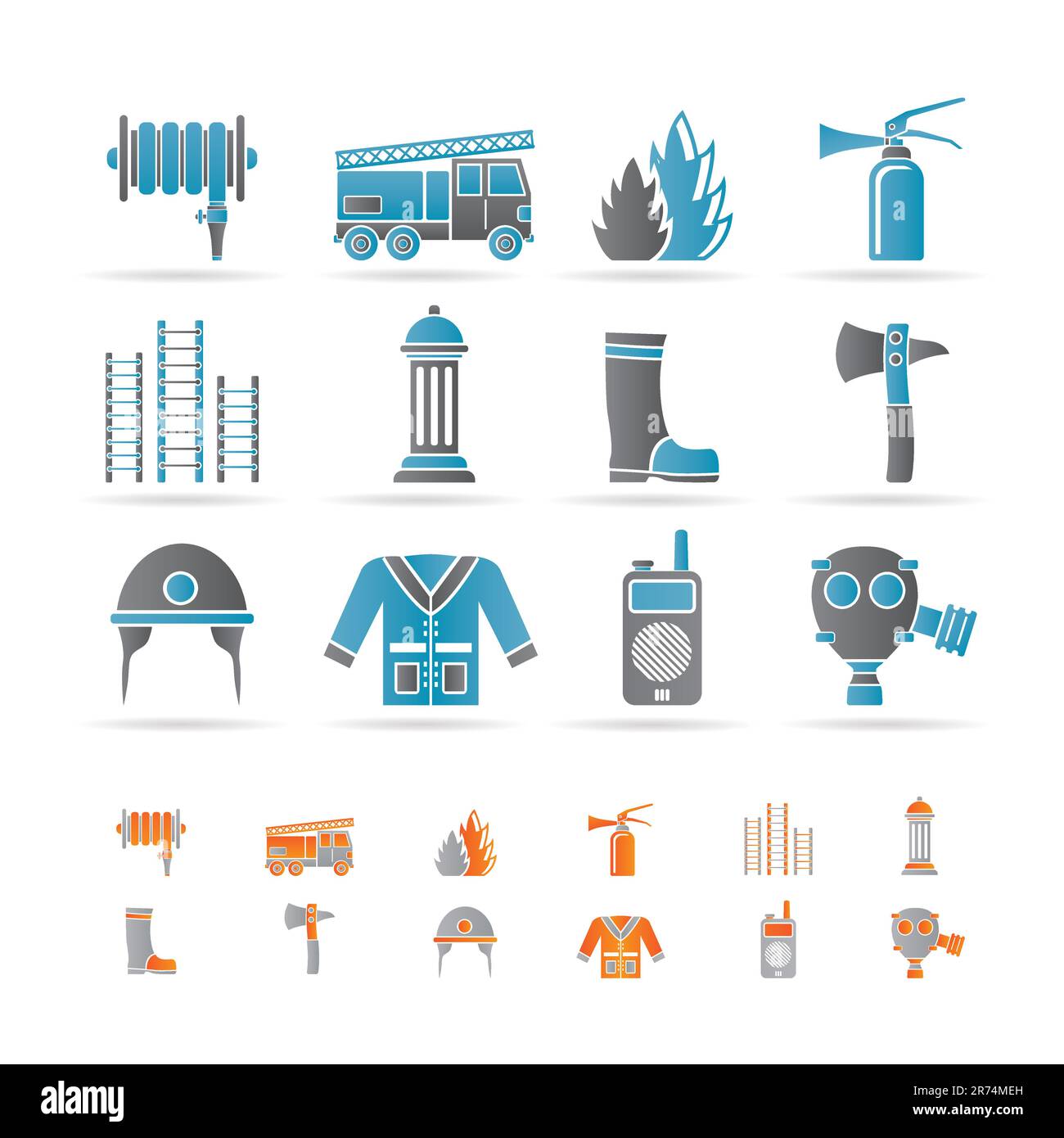 Fireman equipment Stock Vector Images - Alamy
