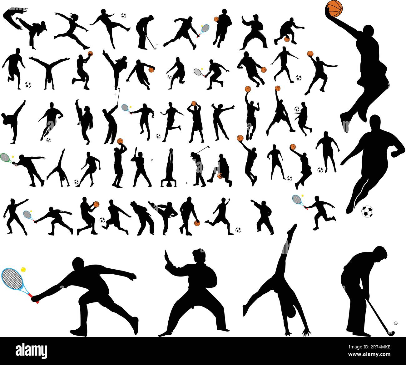 58 high quality sportsmen - vector Stock Vector Image & Art - Alamy