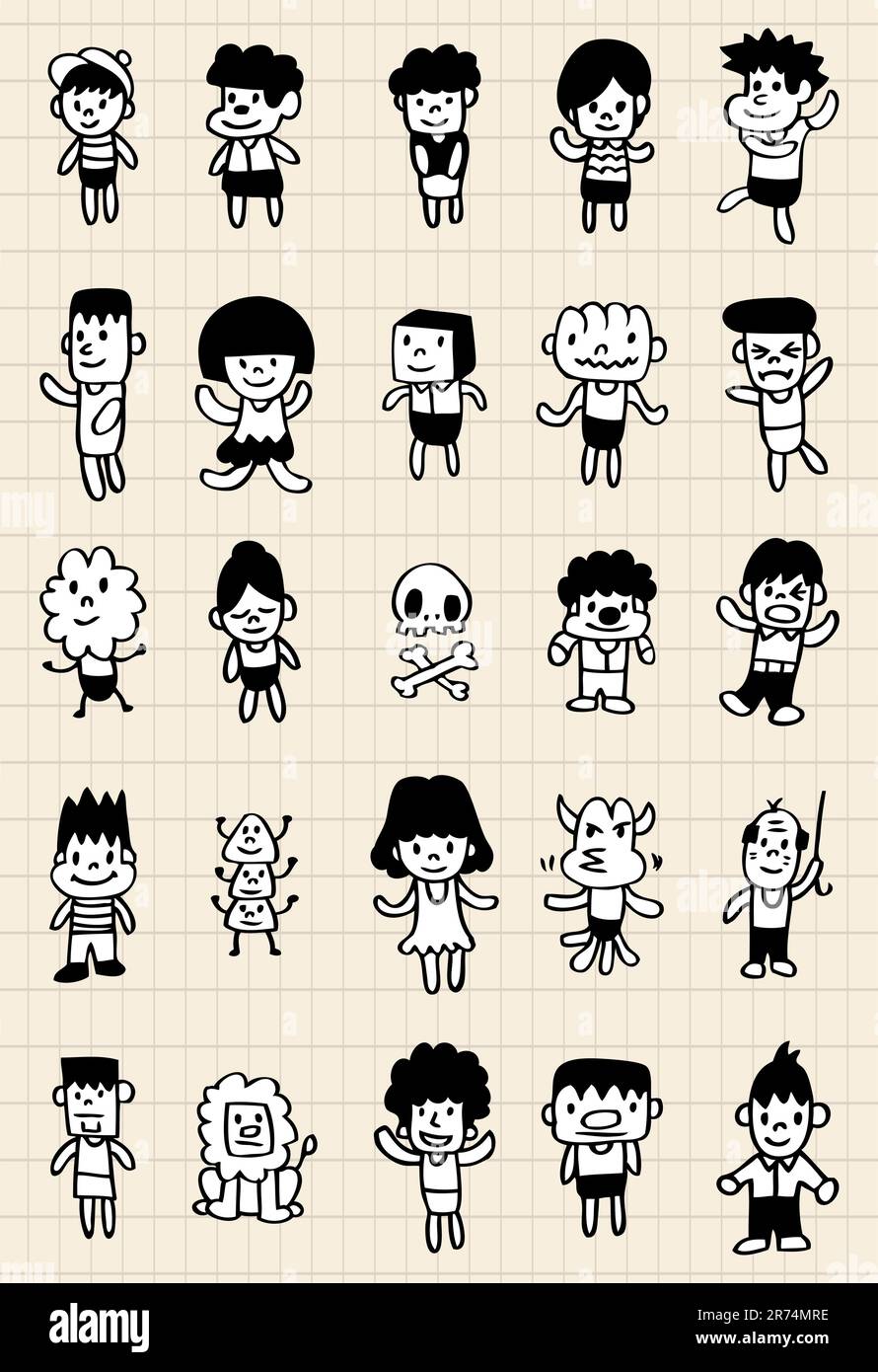 Grandfather doodle draw hi-res stock photography and images - Alamy