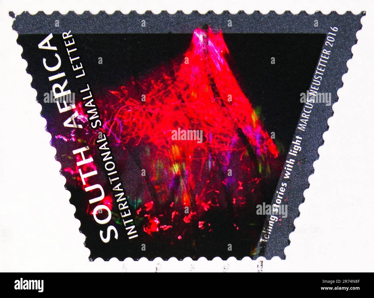 MOSCOW, RUSSIA - JUNE 3 2023: Postage stamp printed in South Africa ...