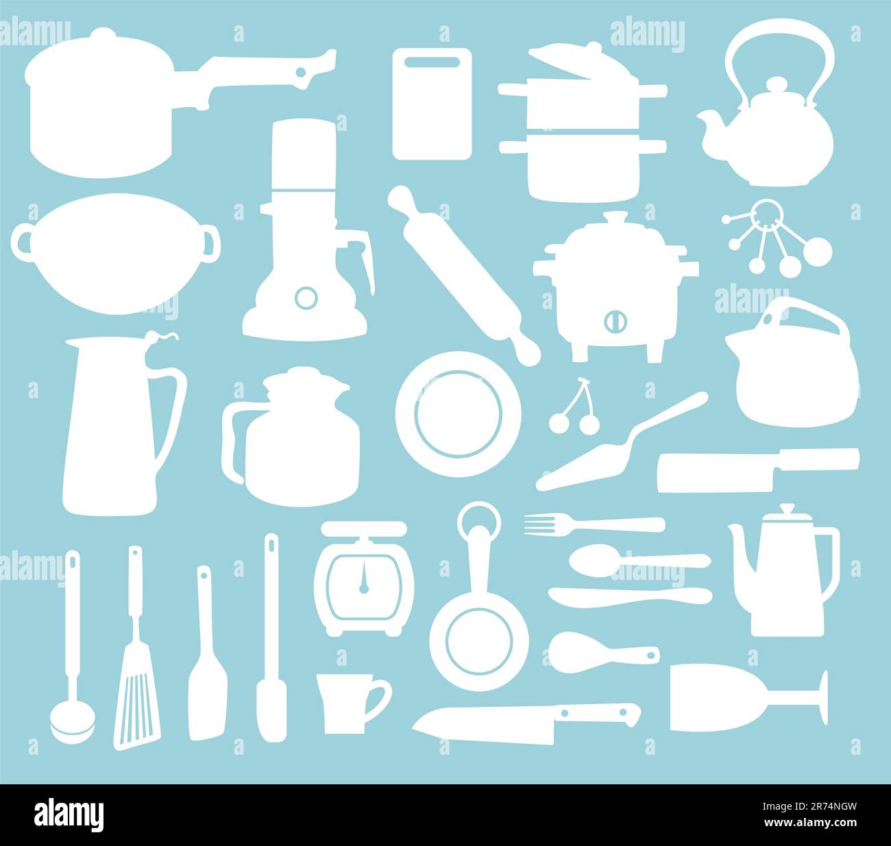 Cook pattern Stock Vector Images - Alamy