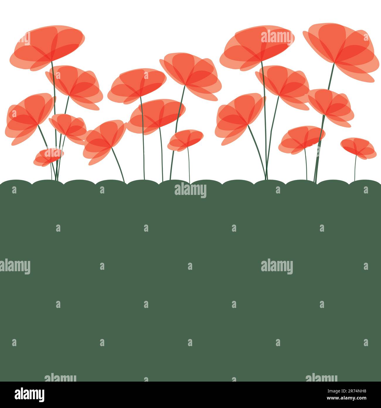 Colourful Spring flowers background. Vector illustration Stock Vector ...