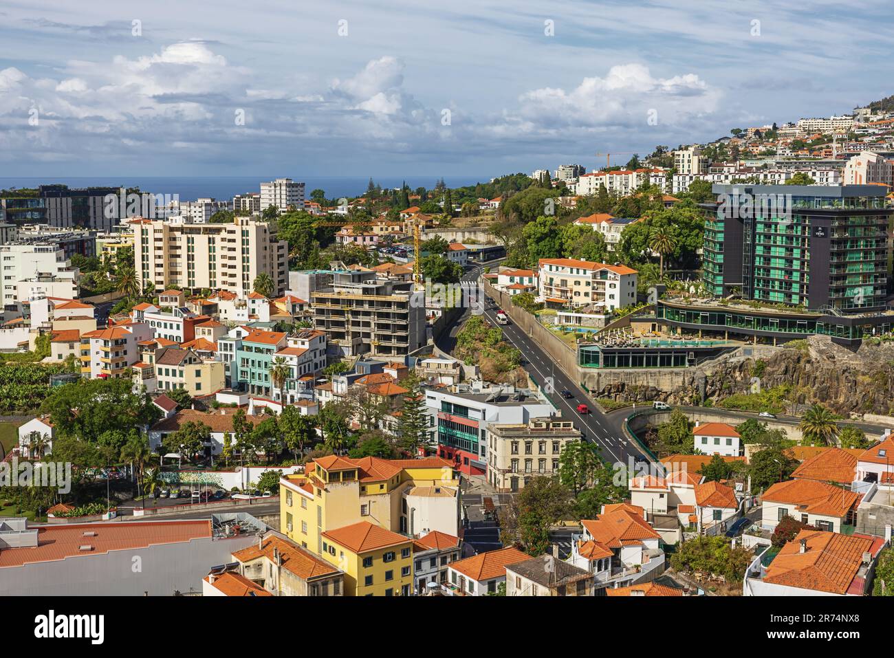 Editorial: FUNCHAL, MADEIRA, PORTUGAL, MAY 30, 2023 - Steep and narrow ...