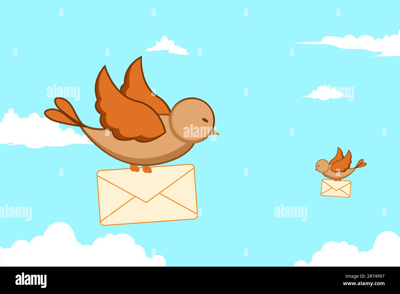 Connection in sky Stock Vector Images - Alamy