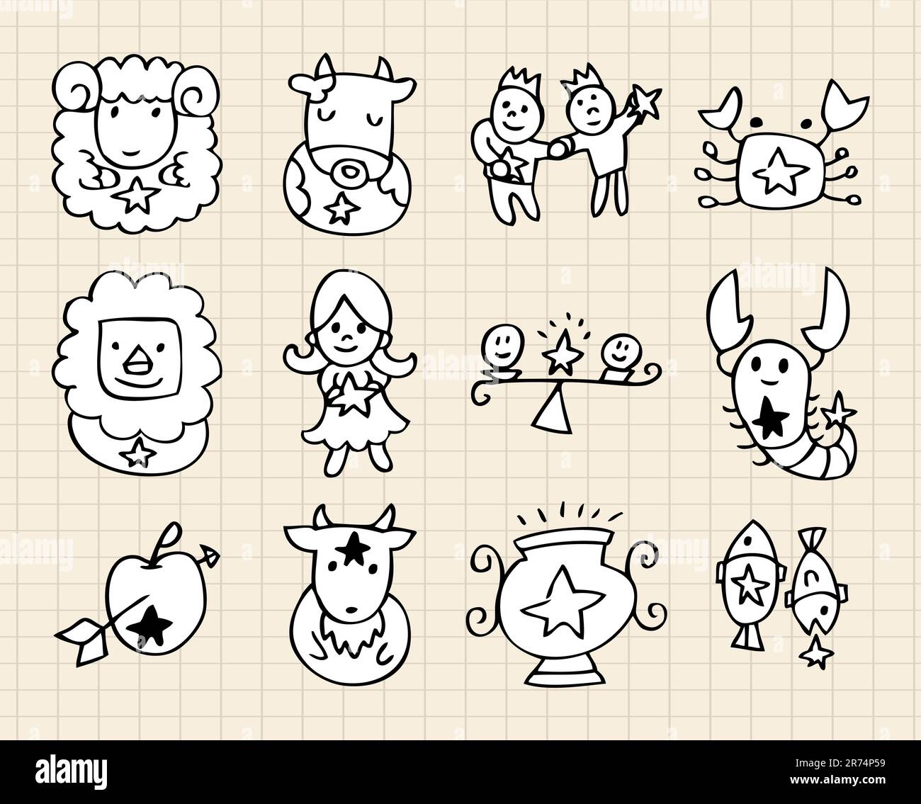 hand draw Constellation Stock Vector Image & Art - Alamy