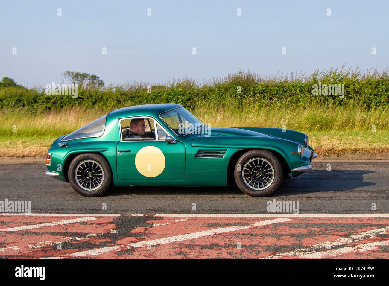 1970 70s seventies Green Blackpool built British TVR Vixen; at the ...