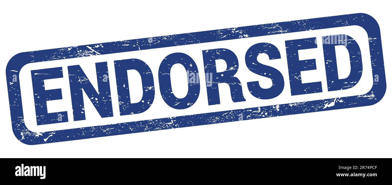 Endorsed stamp hi-res stock photography and images - Alamy