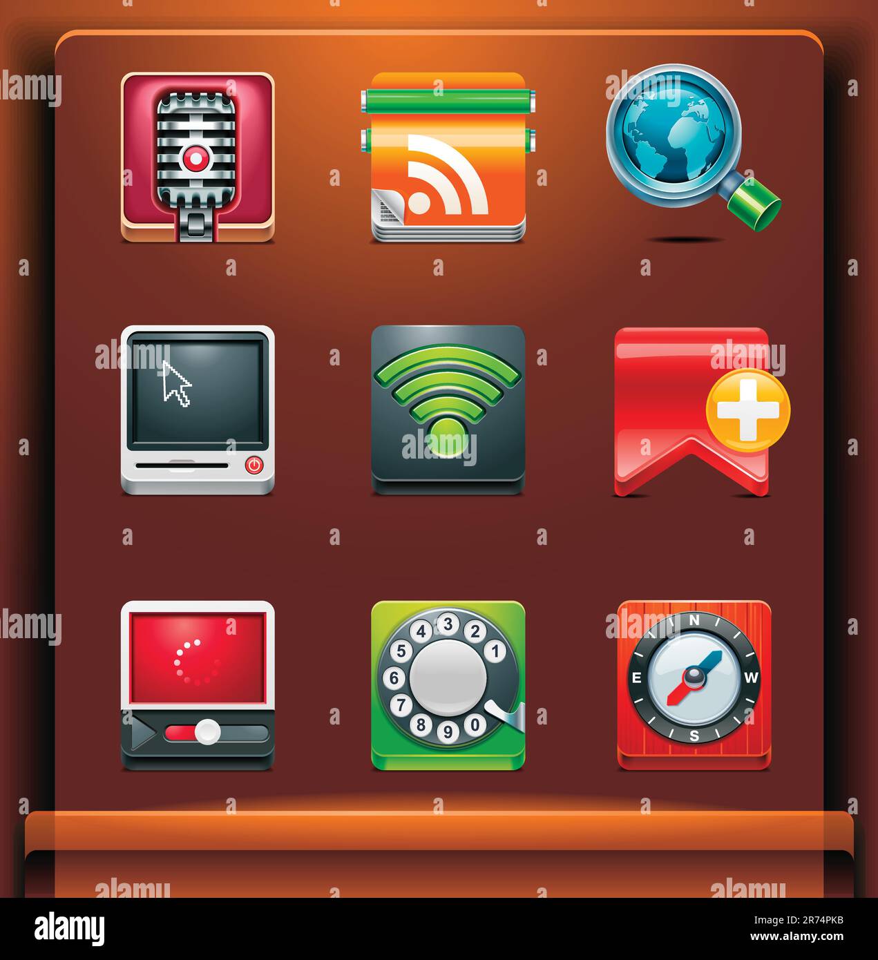 Share pda Stock Vector Images - Alamy