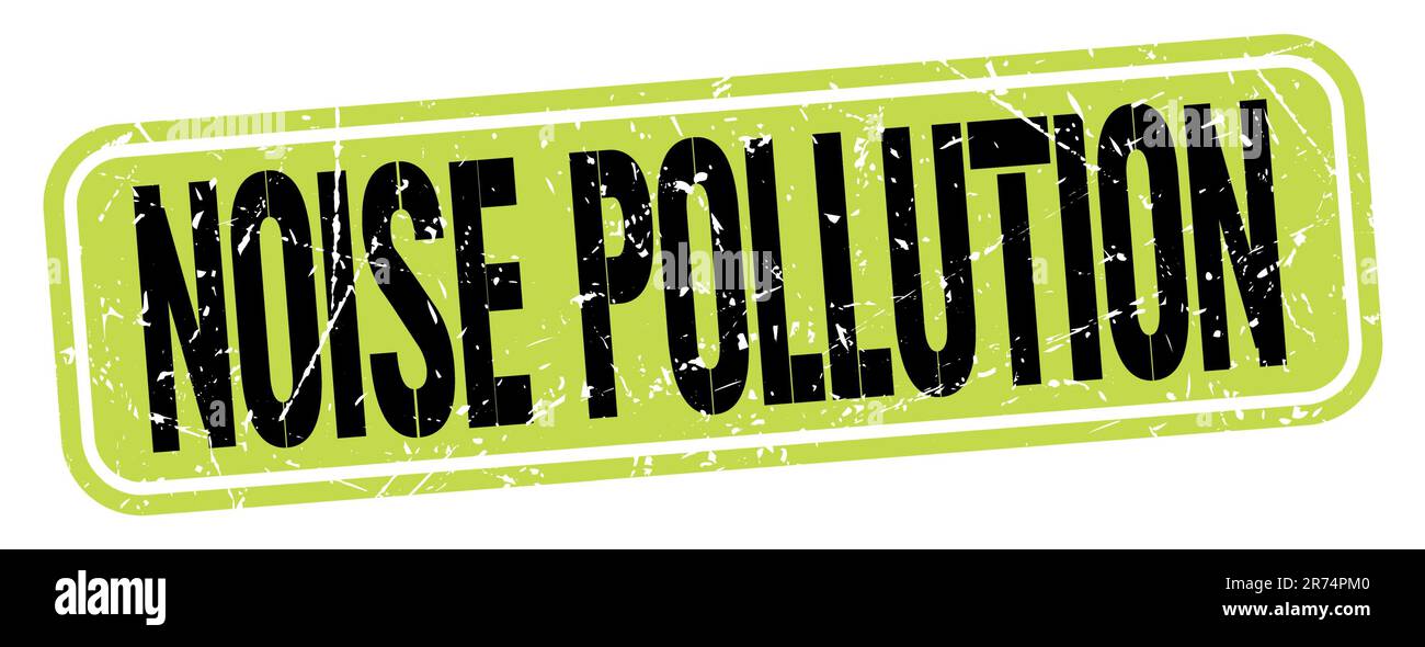 Noise pollution stamp hi-res stock photography and images - Alamy