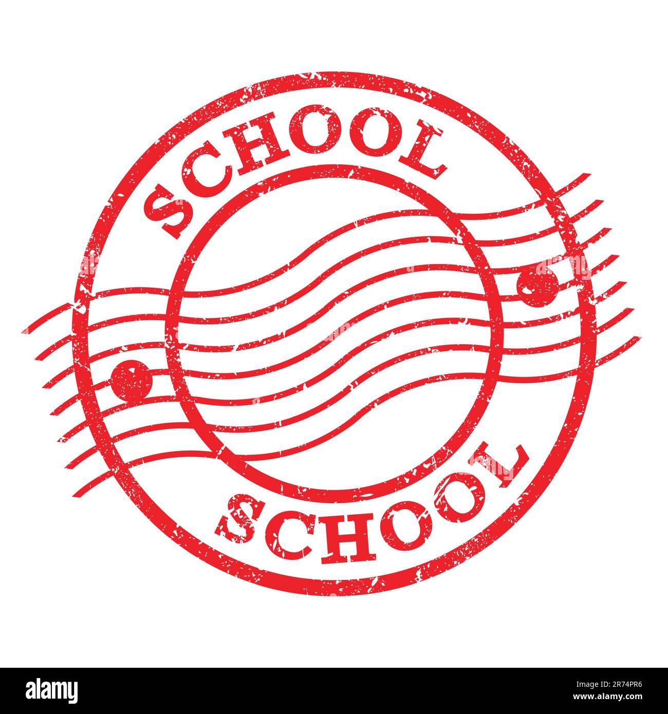 School stamp hi-res stock photography and images - Alamy