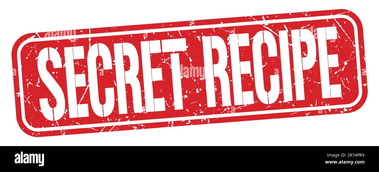 Secret recipe seal hi-res stock photography and images - Alamy