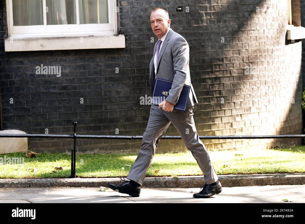 Secretary of State for Northern Ireland Chris Heaton-Harris arriving in ...