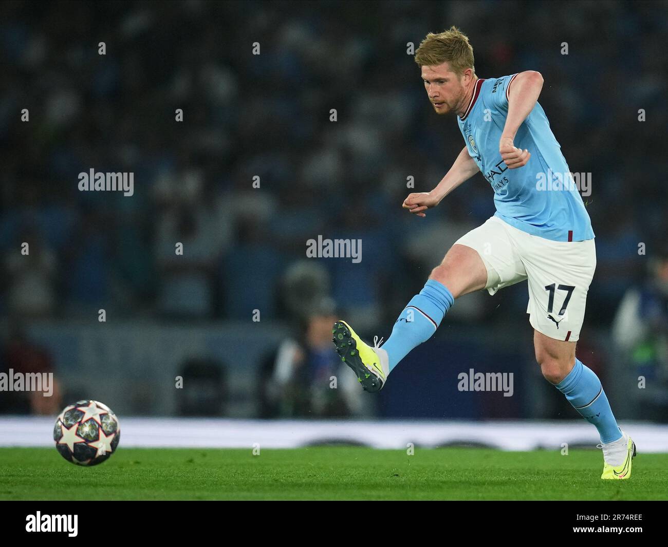 Kevin De Bruyne of Manchester City during the UEFA Champions League ...