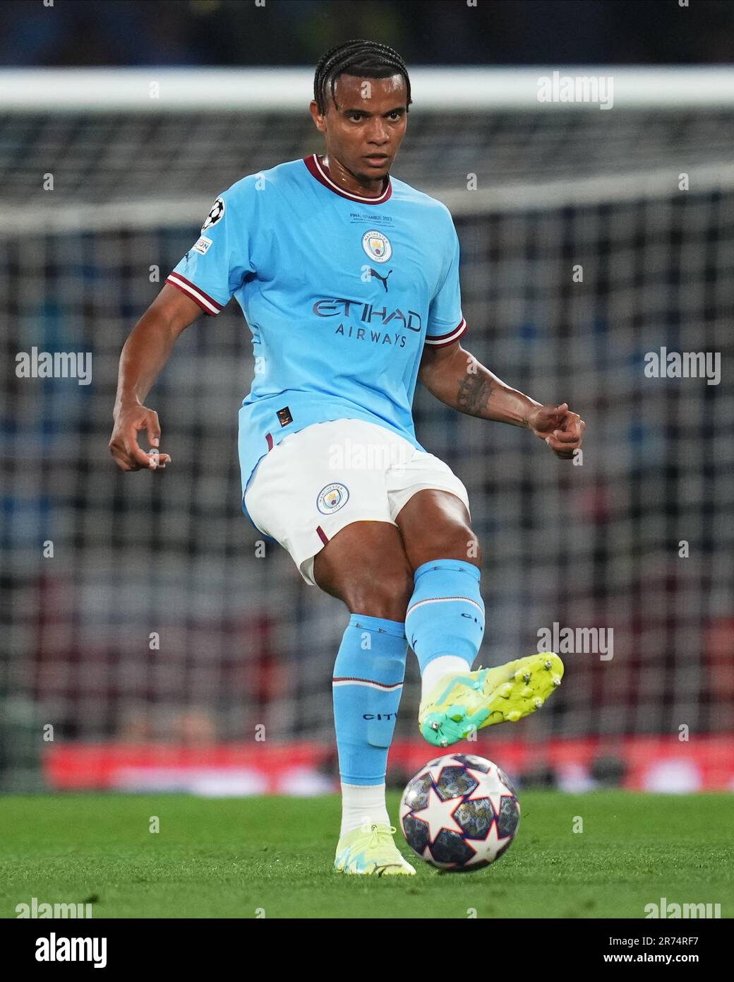 Manuel Akanji Of Manchester City During The Uefa Champions League