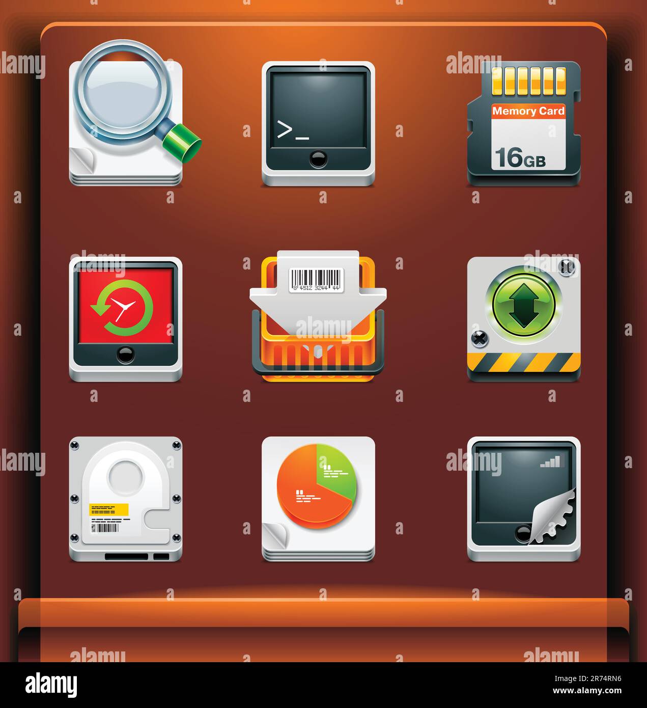 Mobile setting Stock Vector Images - Alamy