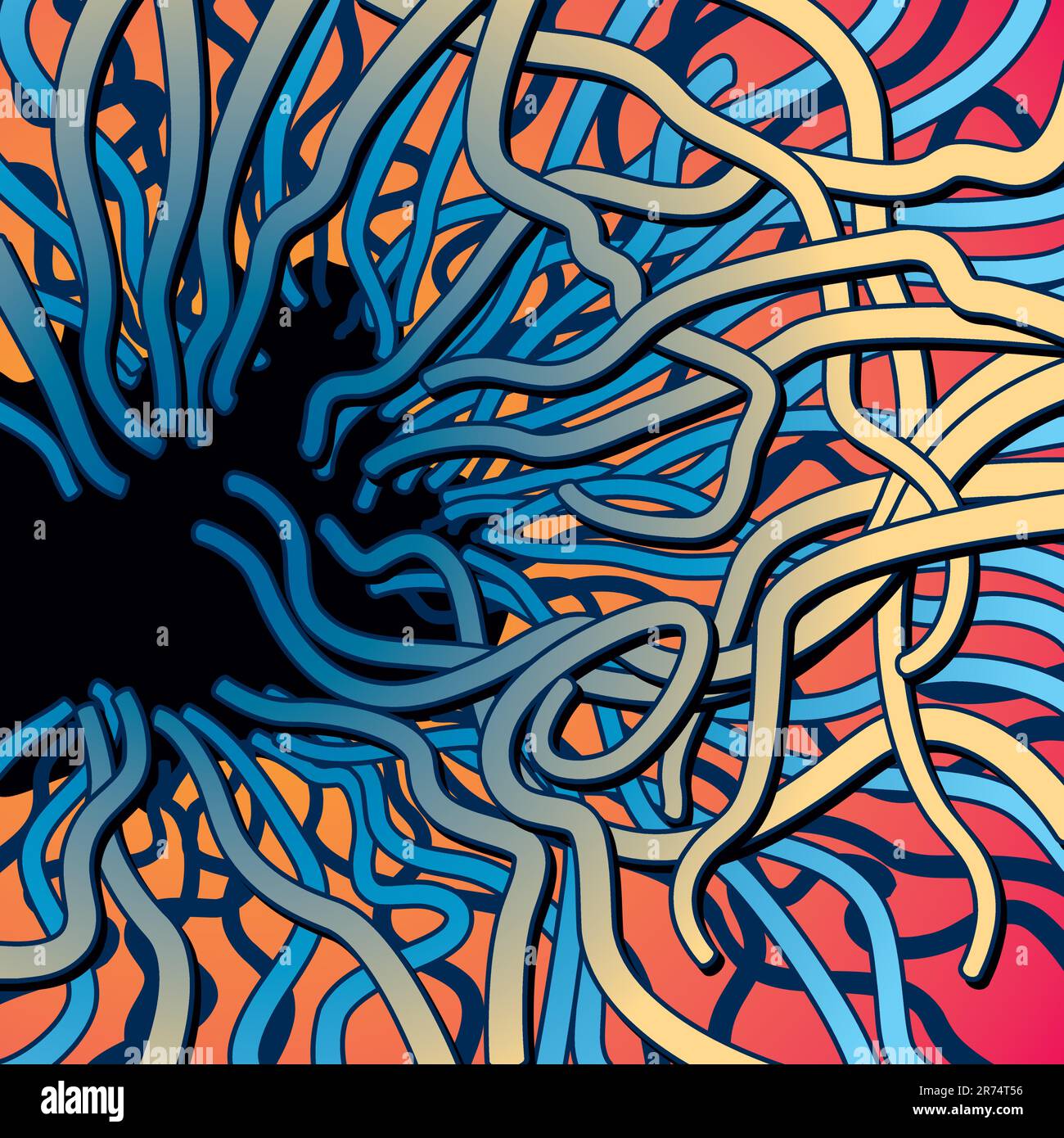 Wires. Abstract Background. Vector Illustration Stock Vector Image ...