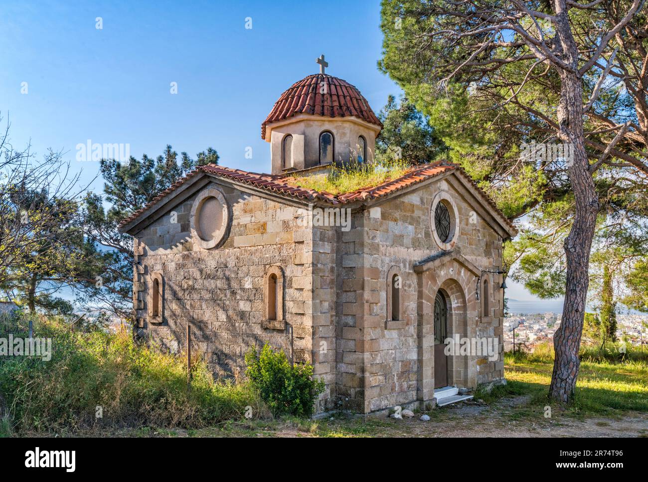 Weeds growing on roof of Annunciation Church (Ekklisia Evaggelistria ...