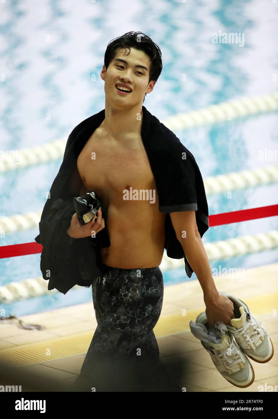 S. Korean swimmer Hwang Sun-woo South Korean teen swimmer Hwang Sun-woo is pictured after ...