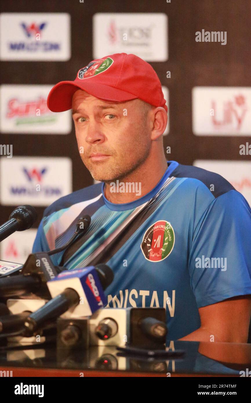 Afghanistan Cricket Team Head Coach Jonathan Trott Attends Pre Match