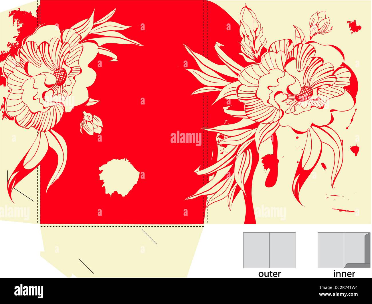 Colorful template for folder design Stock Vector Image & Art - Alamy