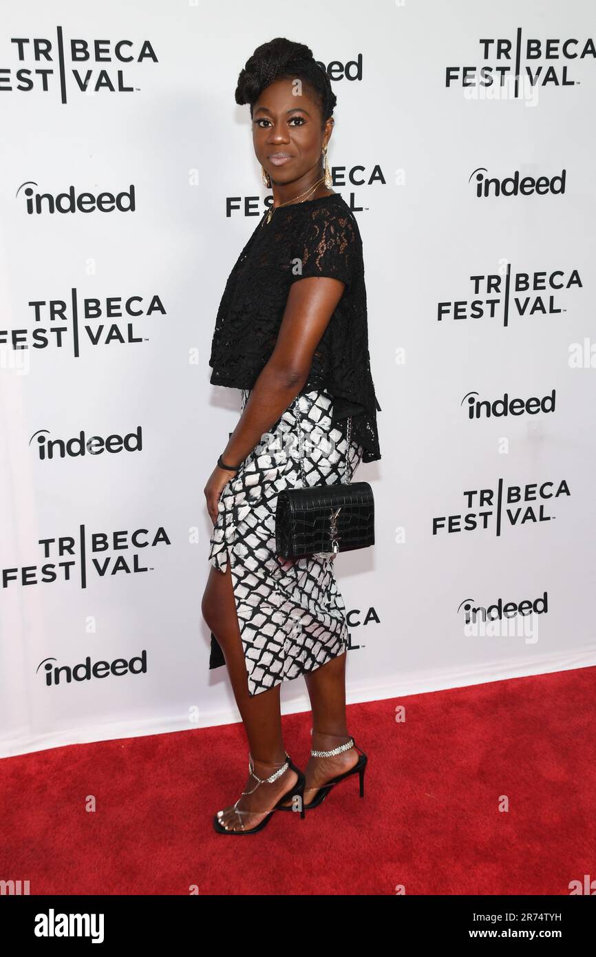 Tola Lawal walking the red carpet at ‘First Time Female Director' film ...
