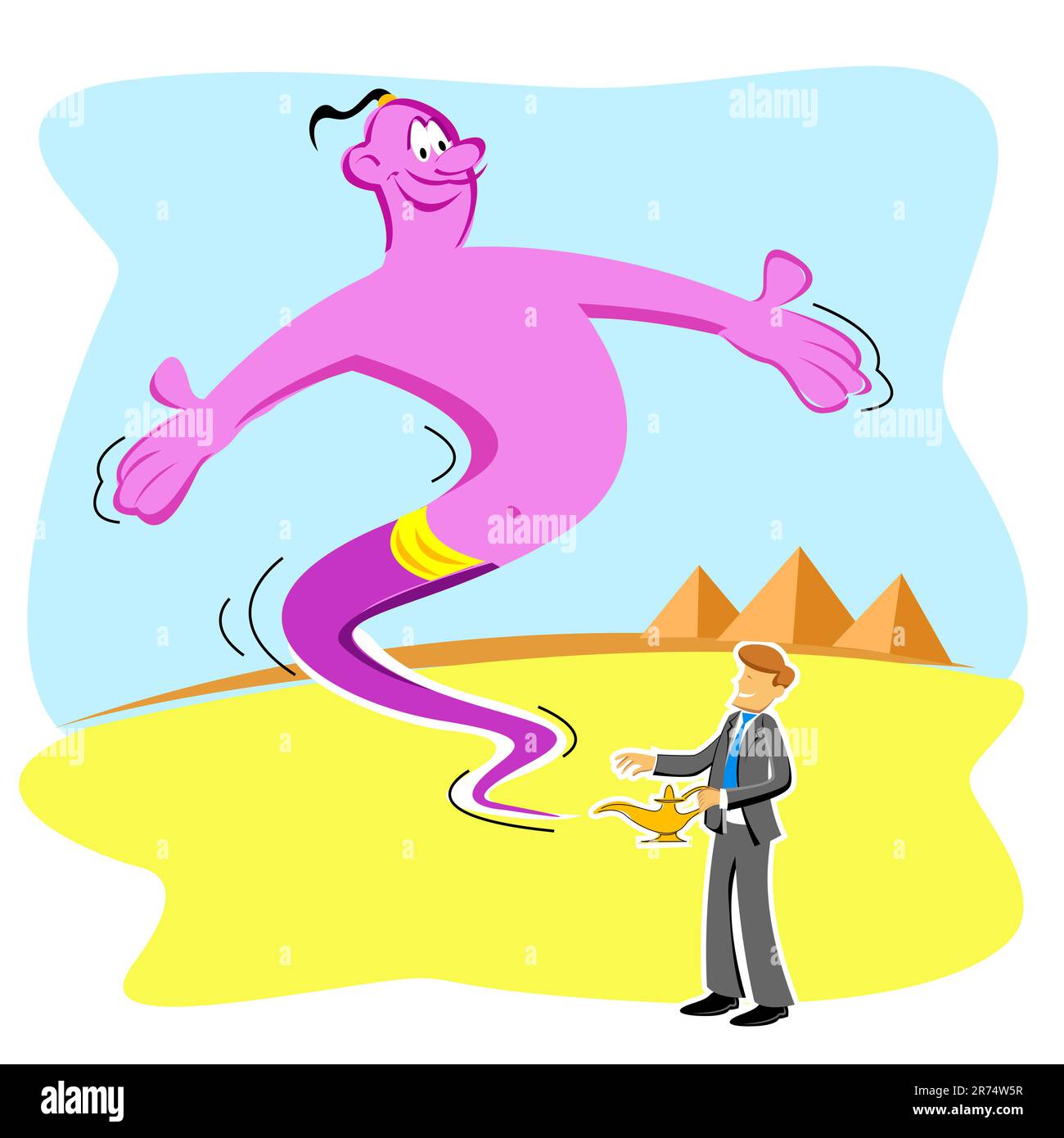 Businessman view Stock Vector Images - Alamy