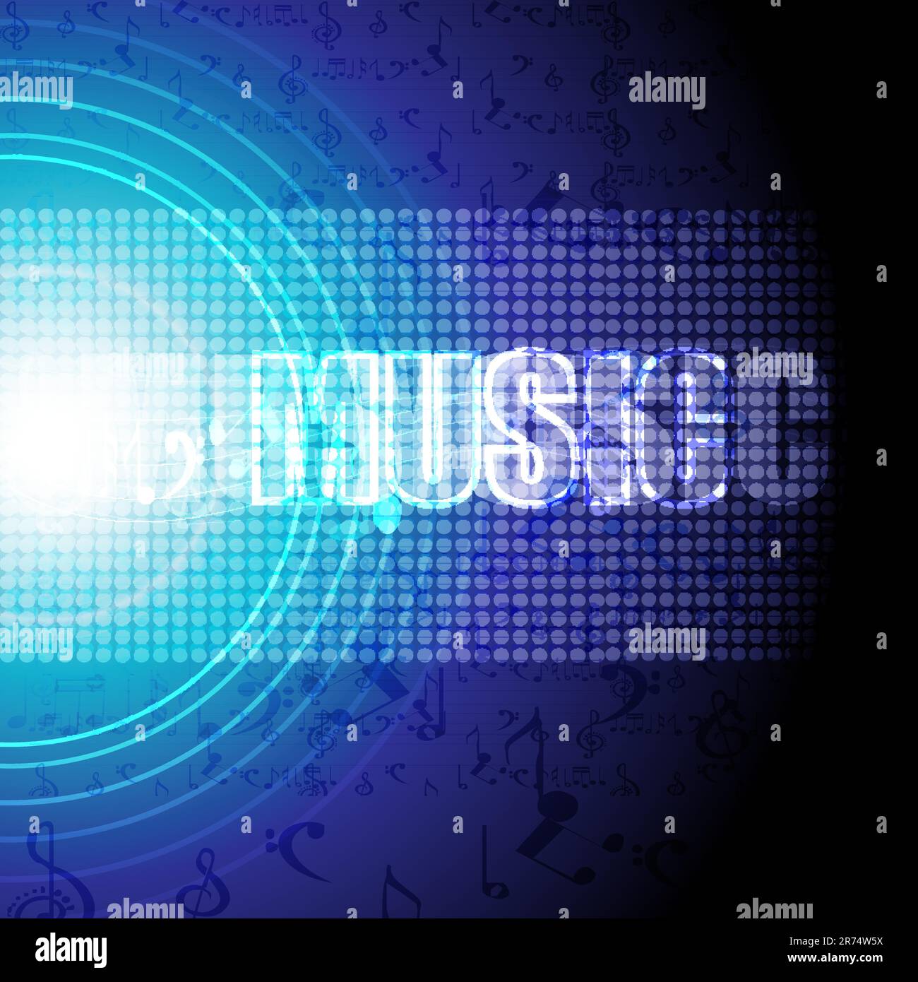 illustration of abstract music card Stock Vector Image & Art - Alamy