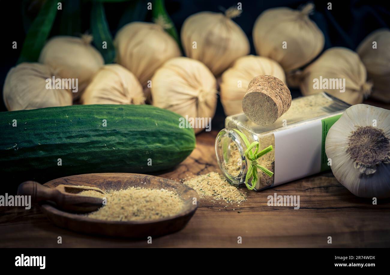 Special herbs and spices for Greek Food like Gyros and Tzatziki Stock ...