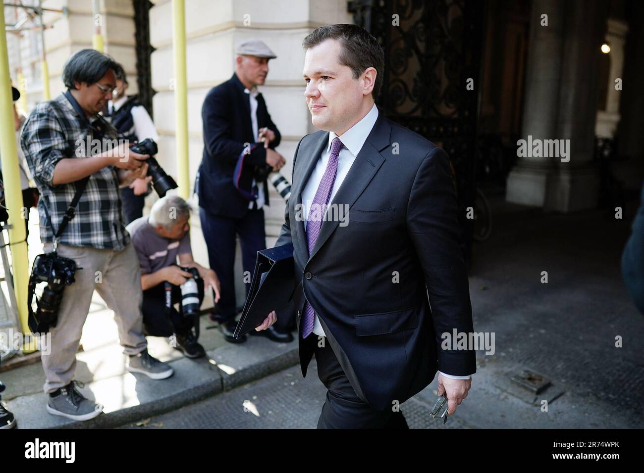 Minister of State for Immigration Robert Jenrick arriving in Downing ...