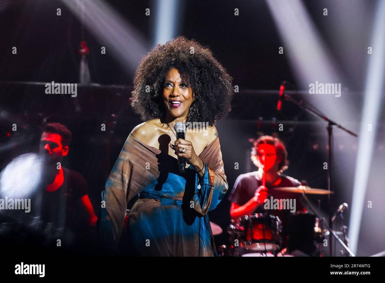 Paris, France. 12th June, 2023. Joniece Jamison perform at Psychodon ...