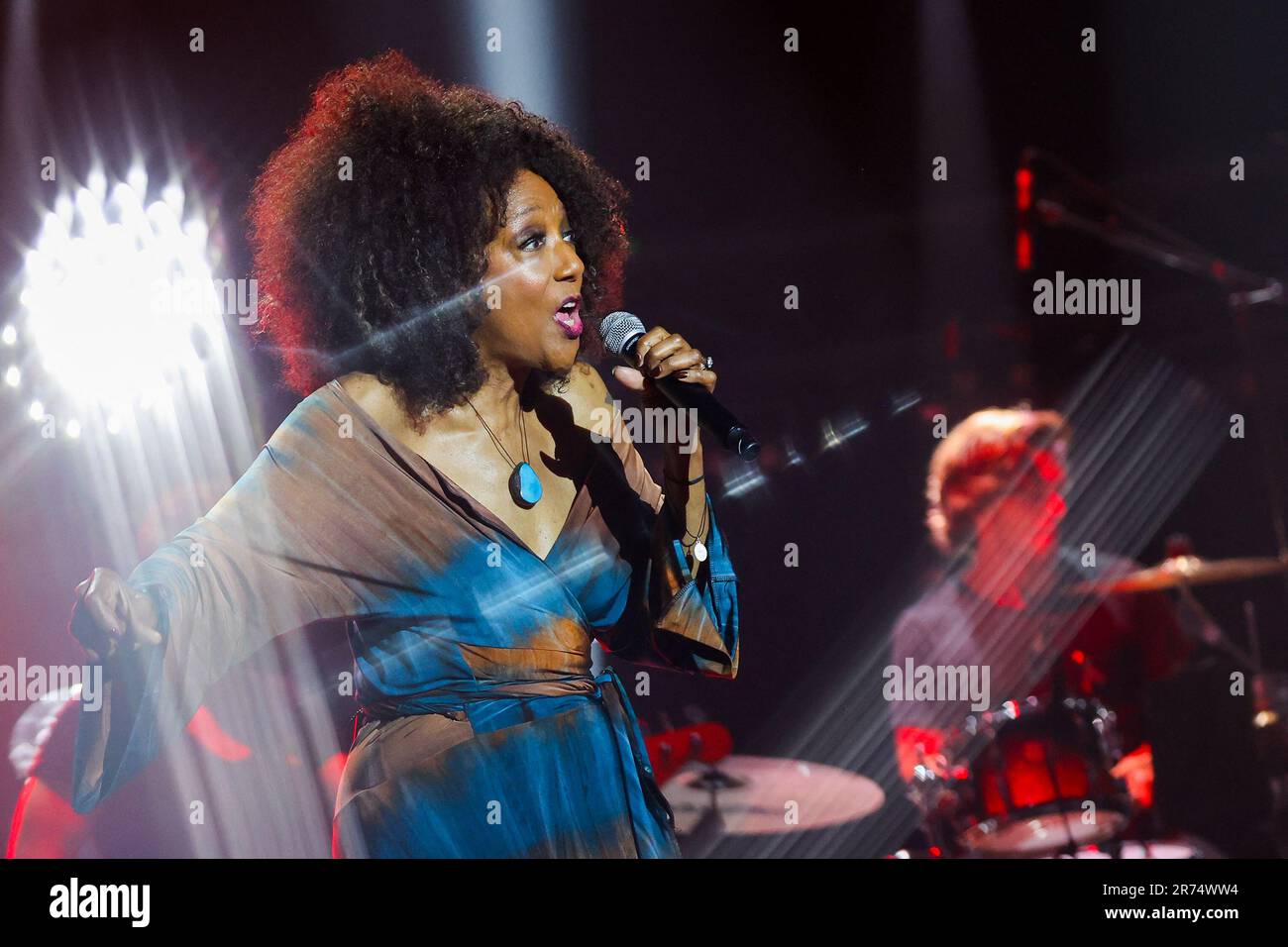 Paris, France. 12th June, 2023. Joniece Jamison perform at Psychodon ...