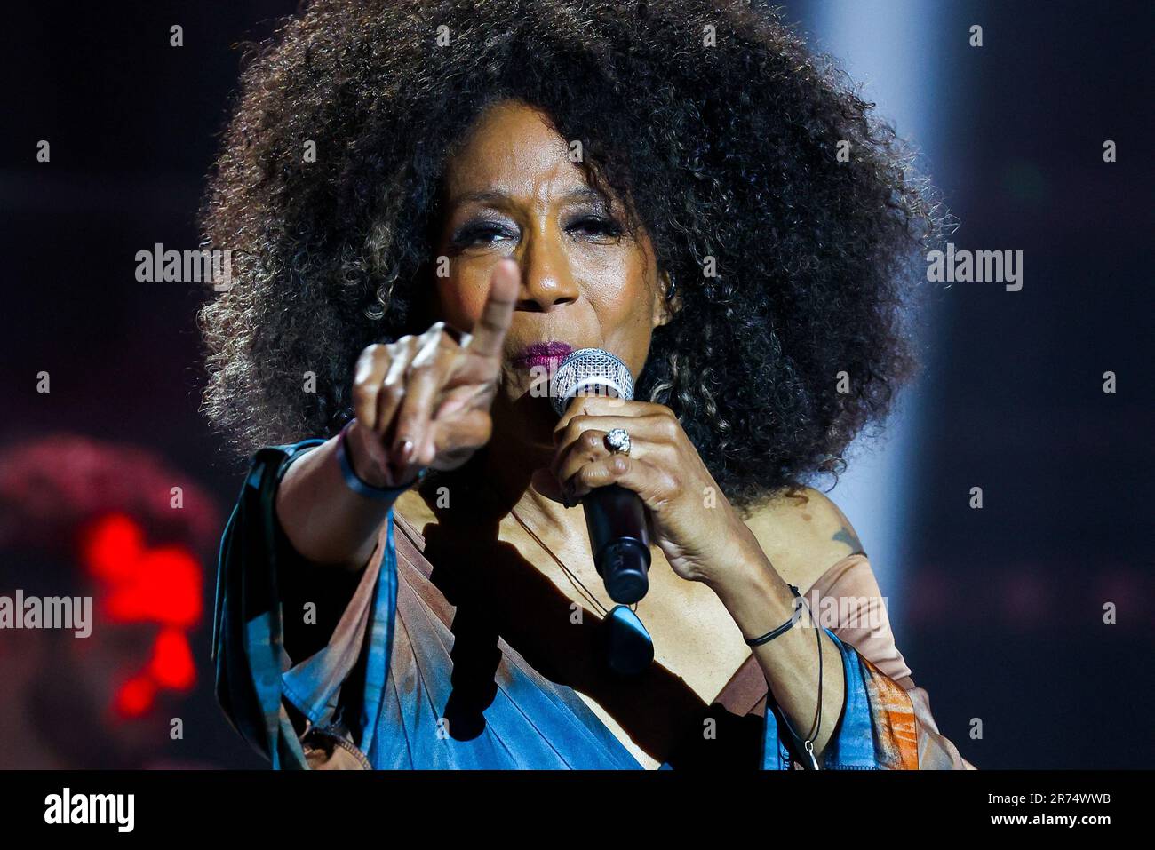 Paris, France. 12th June, 2023. Joniece Jamison perform at Psychodon ...