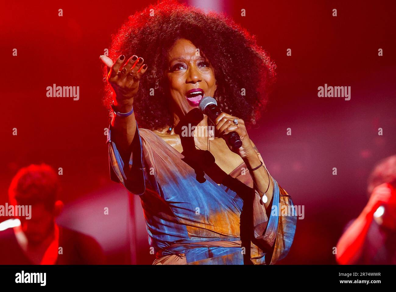 Paris, France. 12th June, 2023. Joniece Jamison perform at Psychodon ...