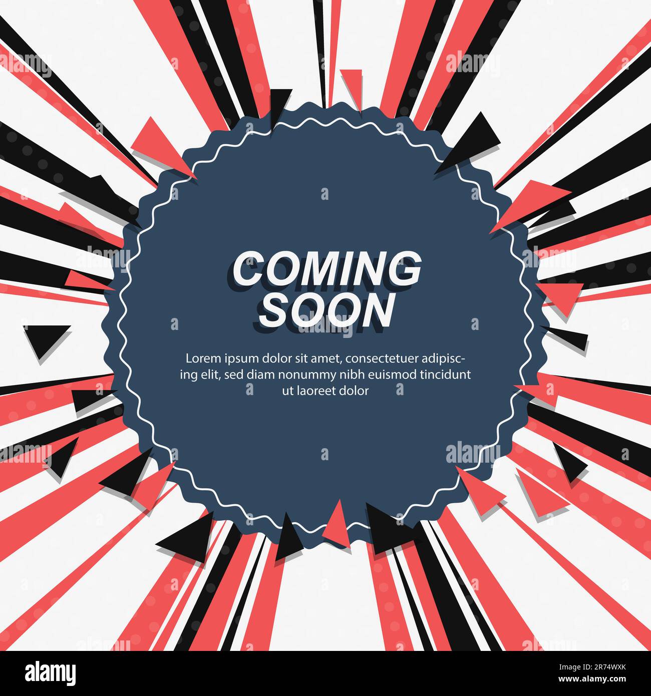 Soon comic bubble retro text hi-res stock photography and images - Alamy