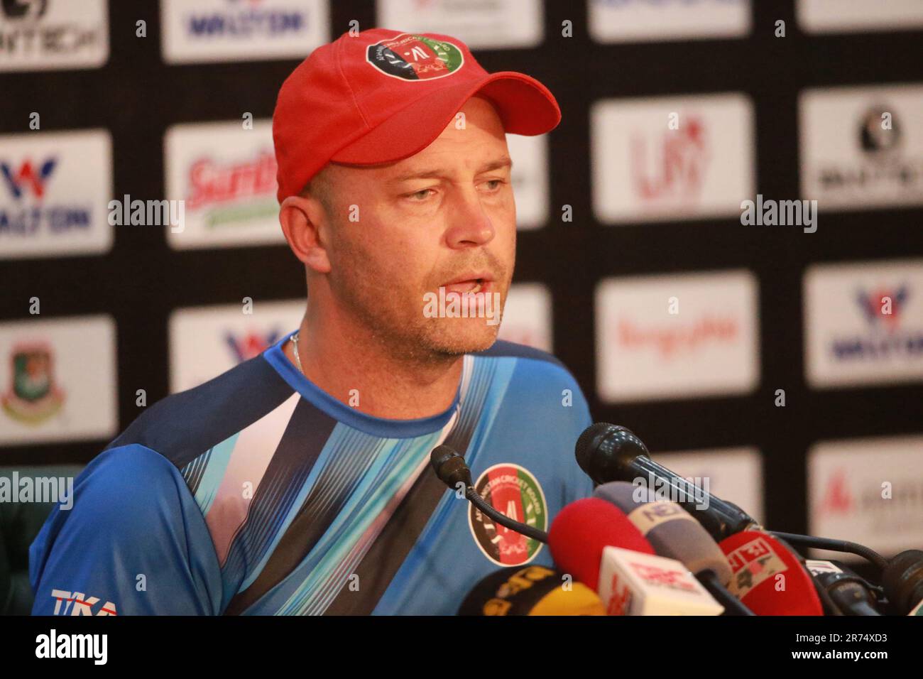 Afghanistan Cricket Team Head Coach Jonathan Trott Attends Pre Match