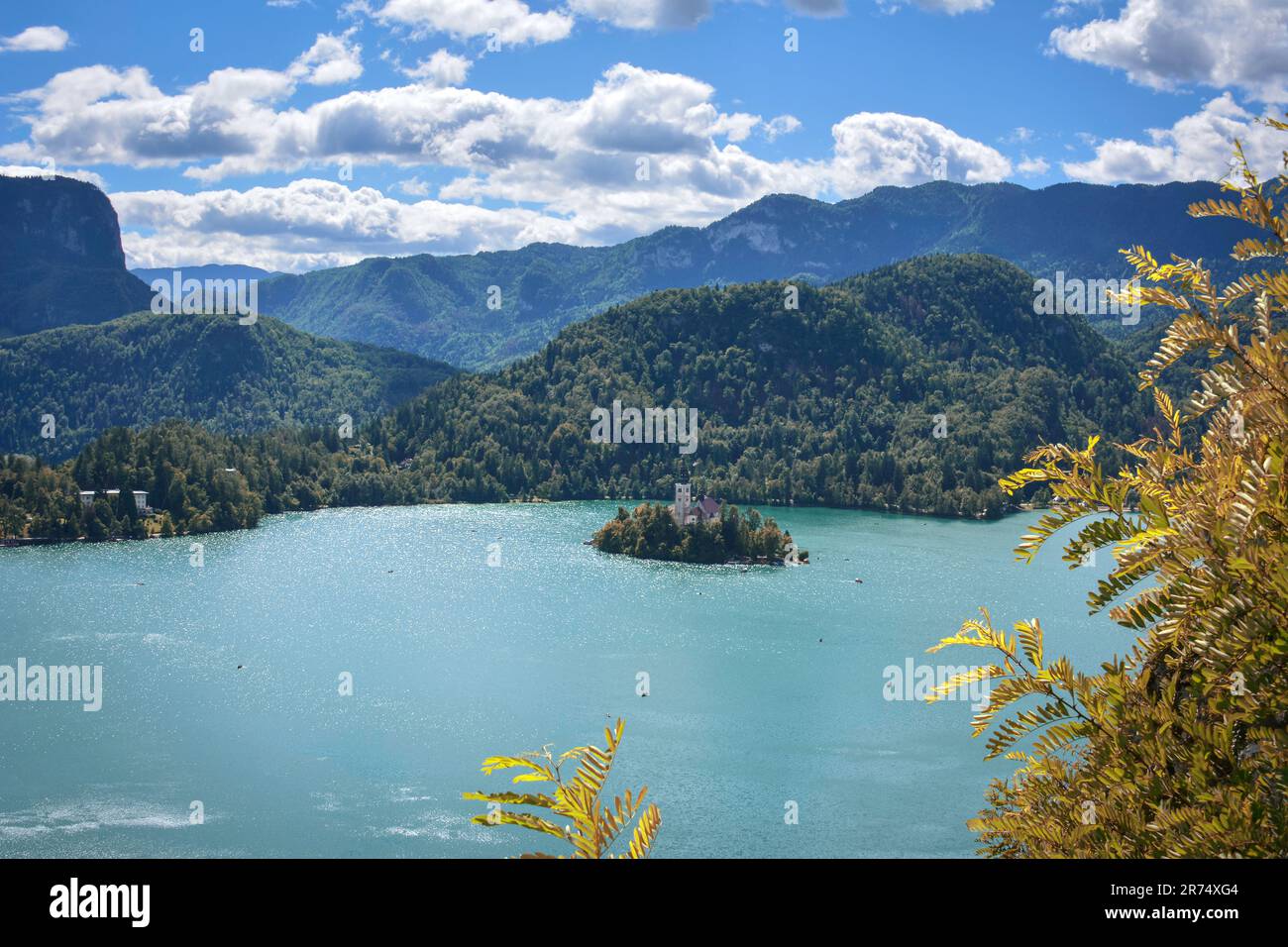 Aerial View of Lake Bled - Slovenia Stock Photo - Alamy