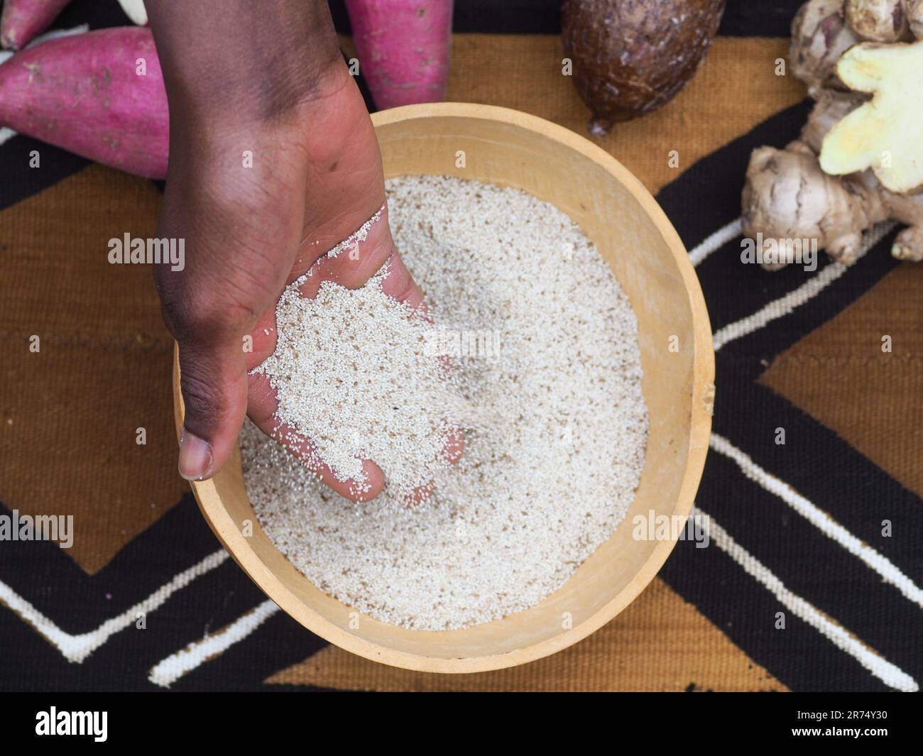 Teff grain from Africa, alternative gluten-free flour for baking and ...