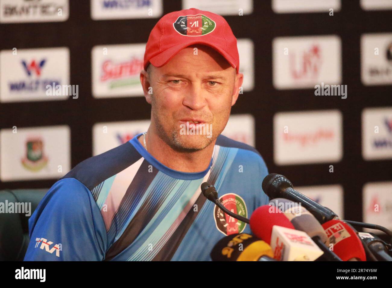 Afghanistan Cricket Team Head Coach Jonathan Trott Attends Pre Match