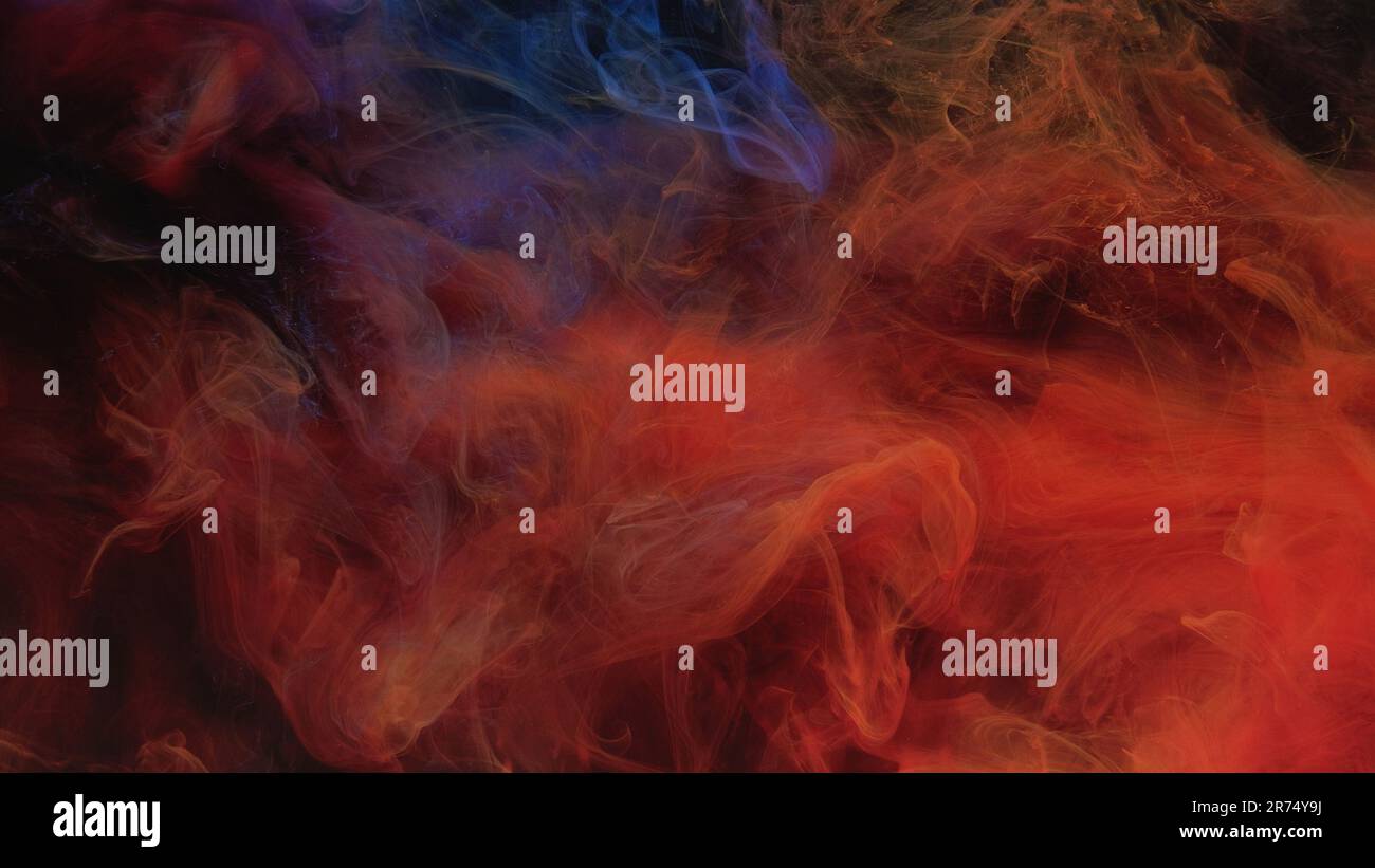 Color smoke texture paint water red blue cloud Stock Photo - Alamy