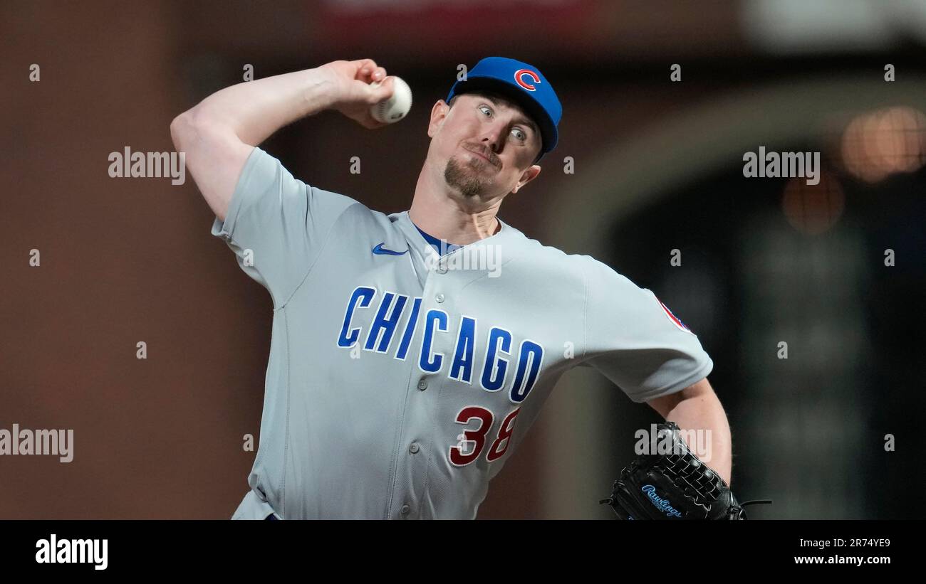 Chicago Cubs' Mark Leiter Jr. during a baseball game against the San ...