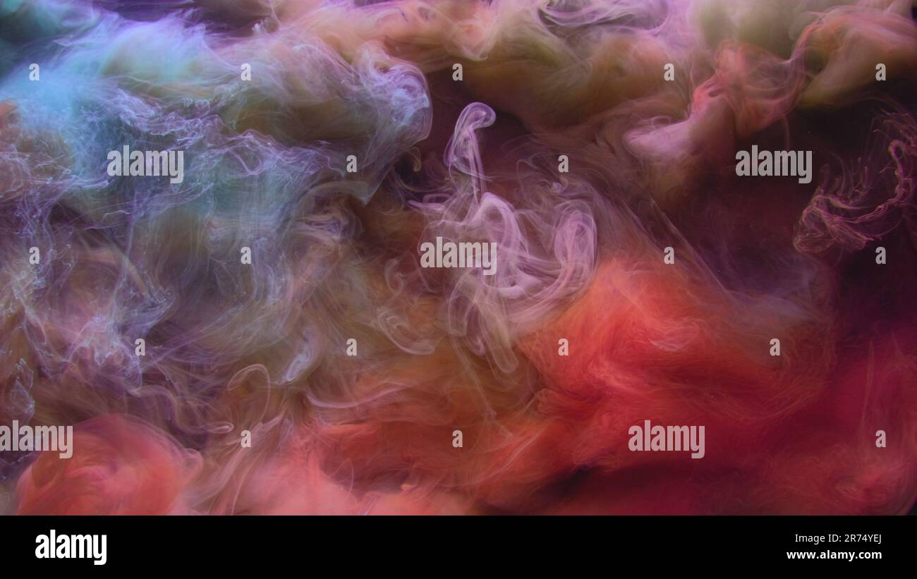 Color smoke abstract background paint water mix Stock Photo - Alamy