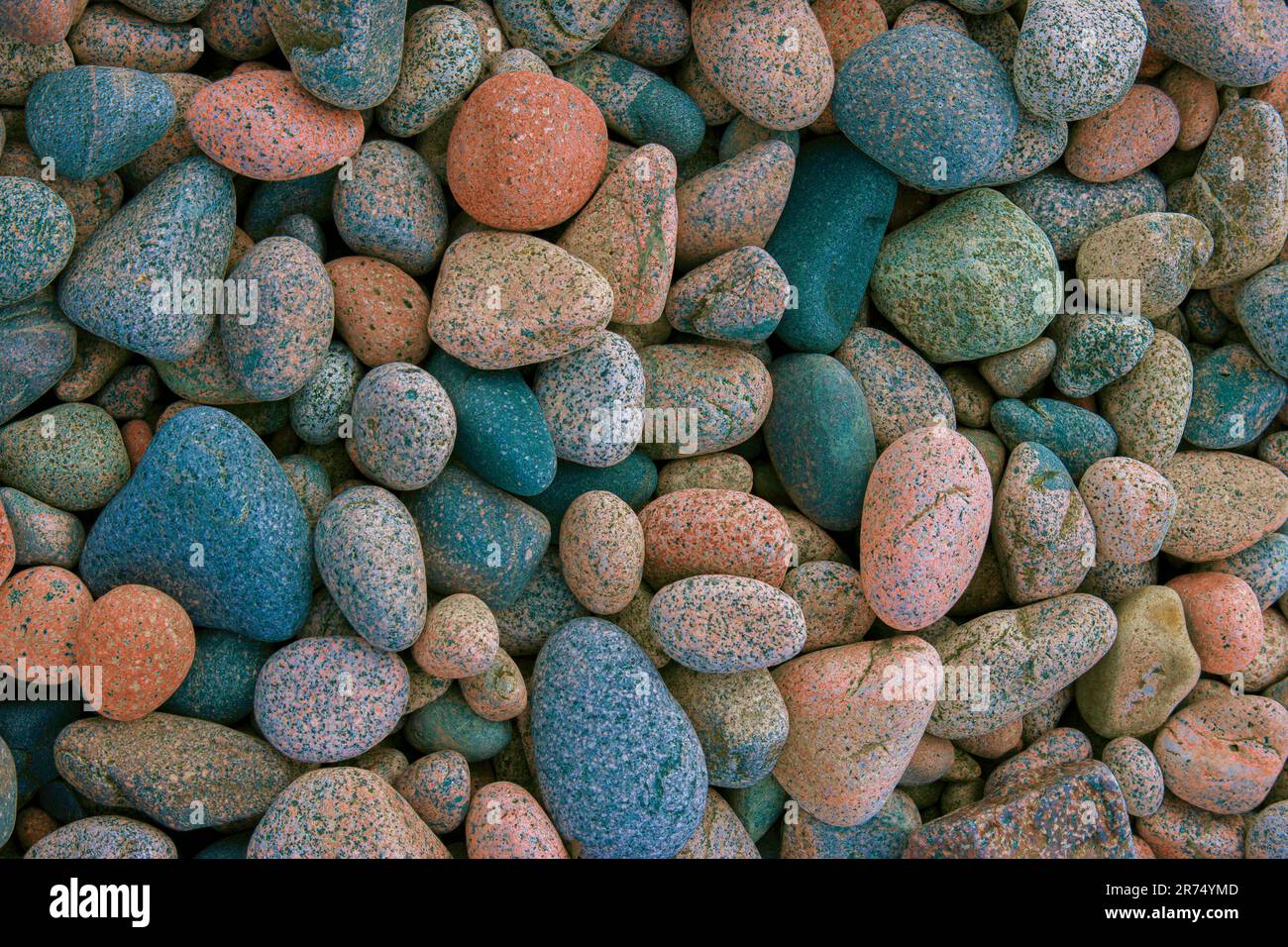 Blue pebbles background hi-res stock photography and images - Alamy