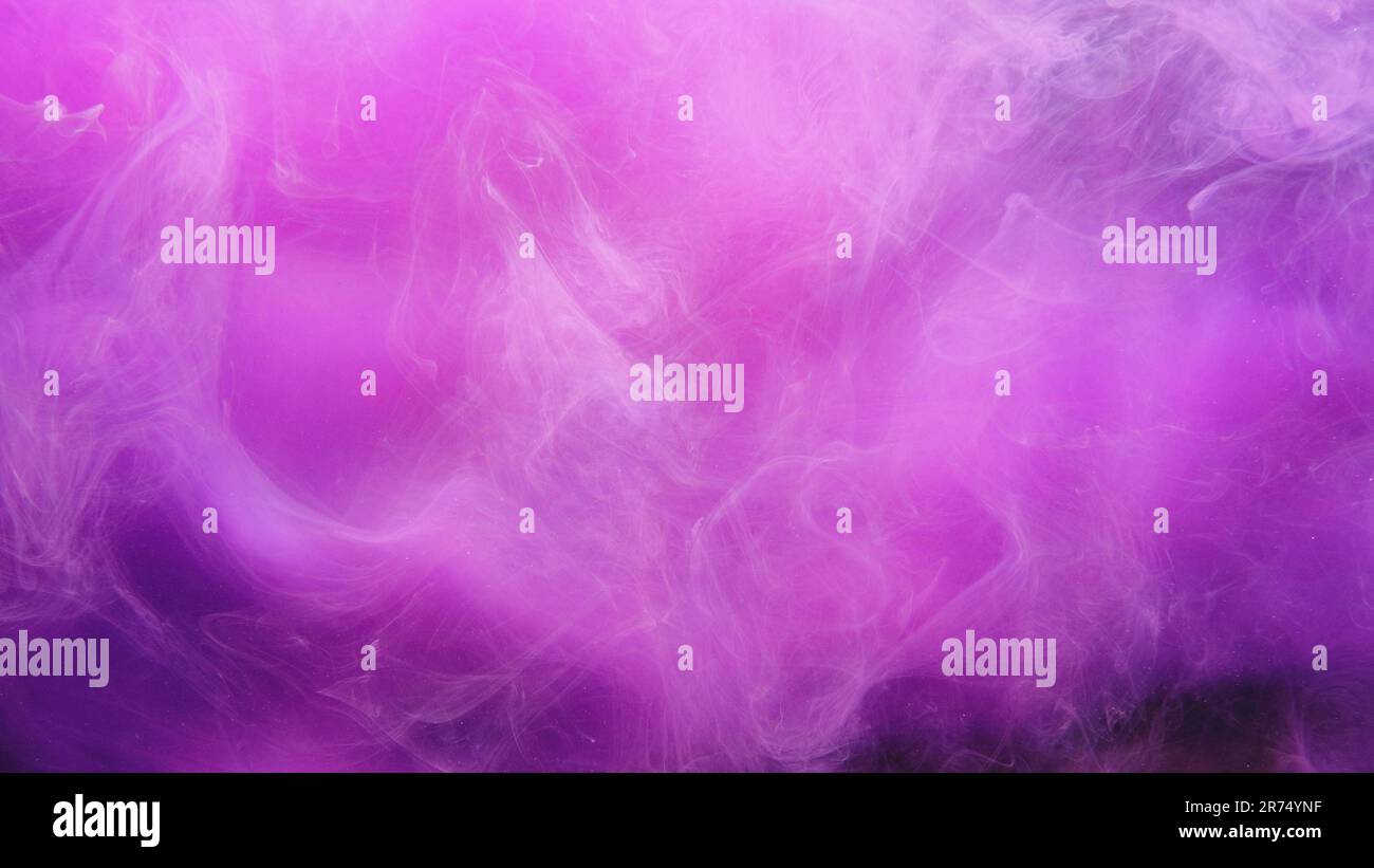 Color vapor ink water floating neon pink cloud Stock Photo - Alamy