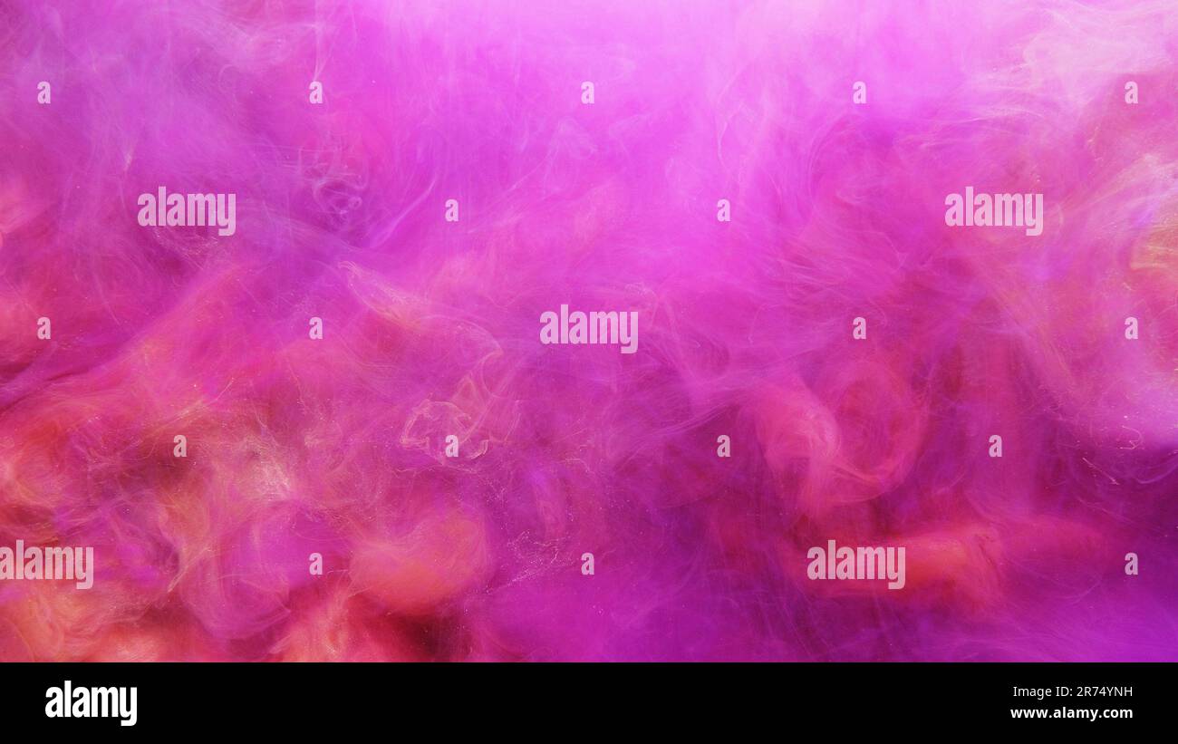 Color smoke texture paint water neon pink mist Stock Photo - Alamy