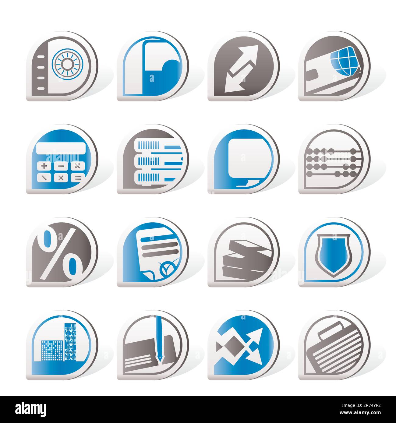 Bank data server room Cut Out Stock Images & Pictures - Alamy