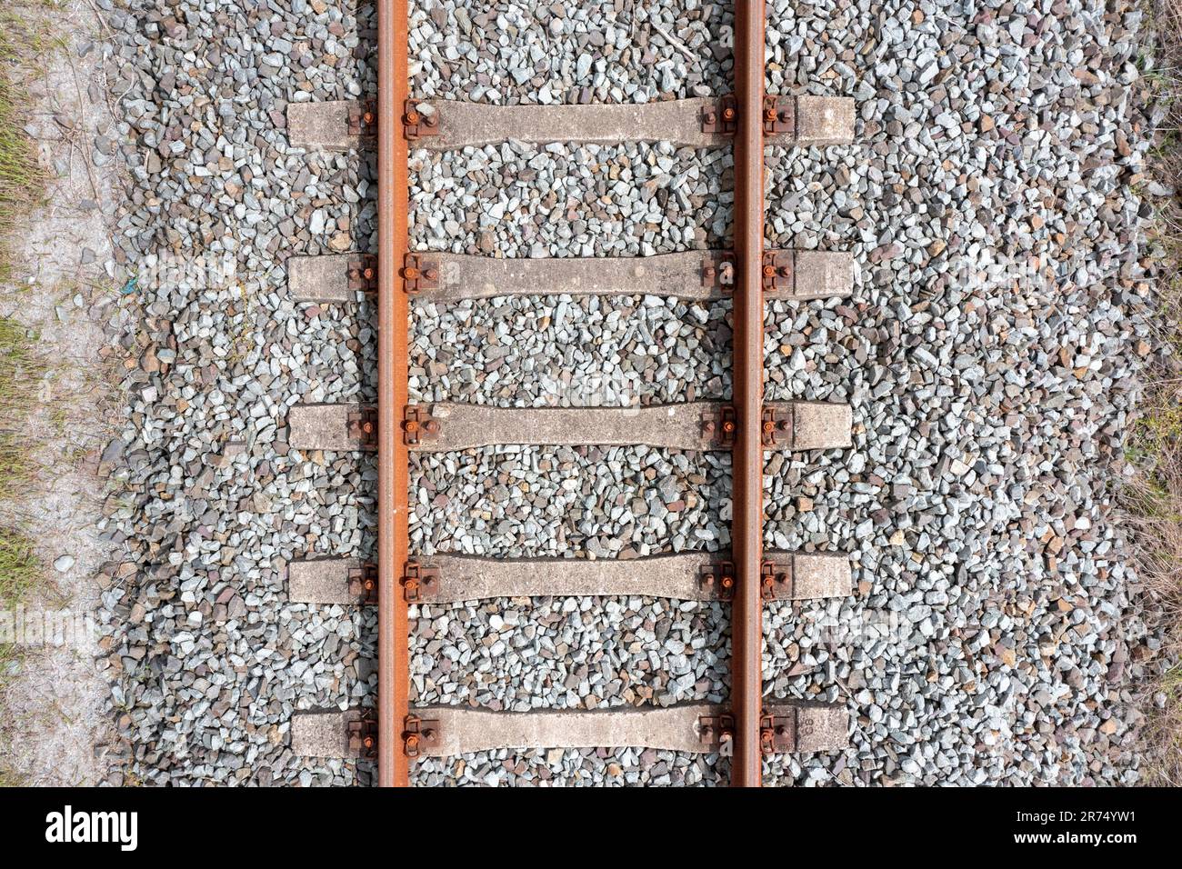 track, track bed, Germany Stock Photo - Alamy