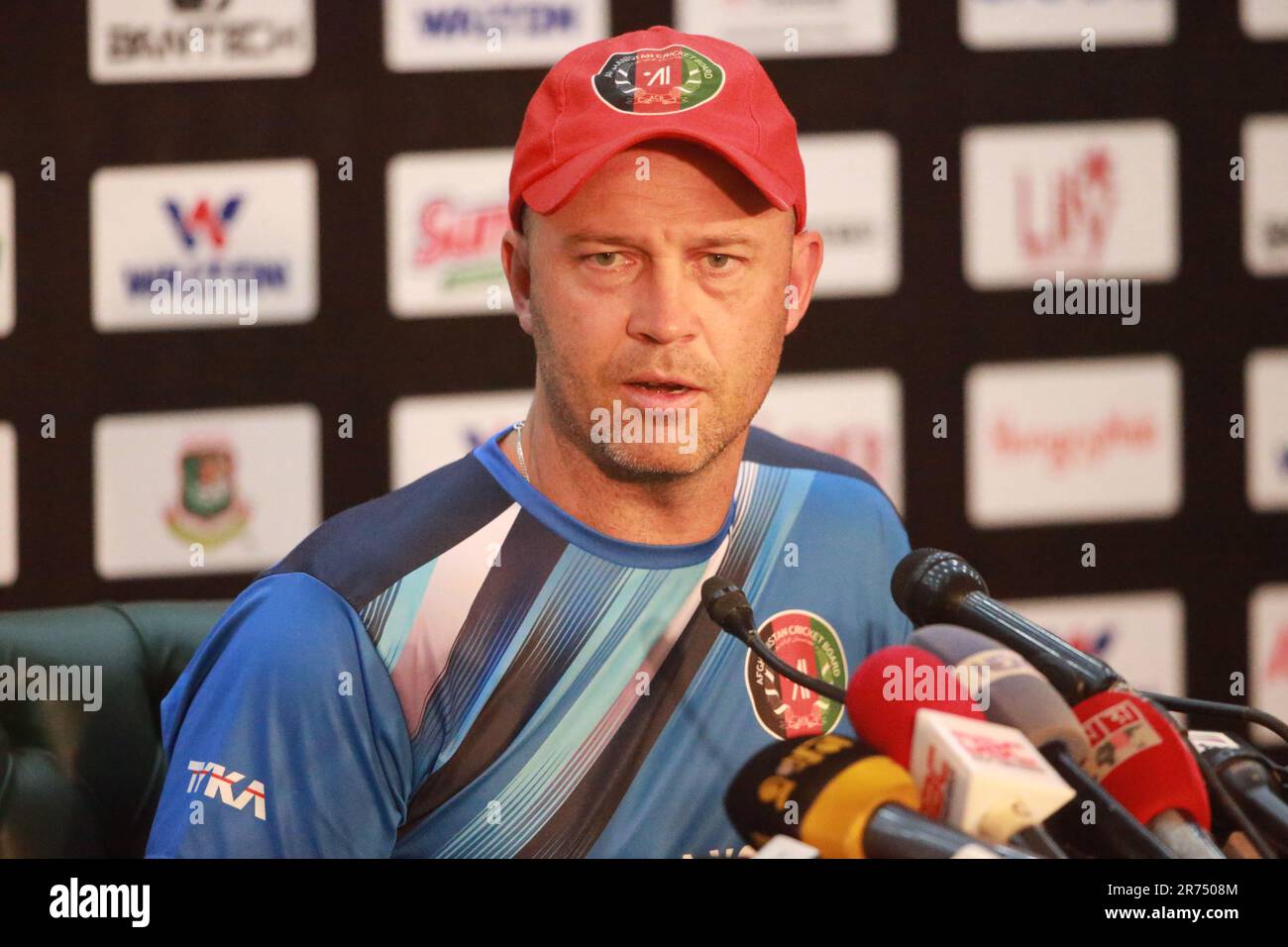 Afghanistan Cricket Team Head Coach Jonathan Trott Attends Pre Match