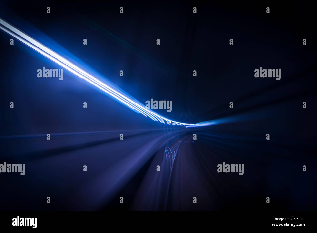 Light track, subway, metro, Copenhagen, Denmark Stock Photo - Alamy