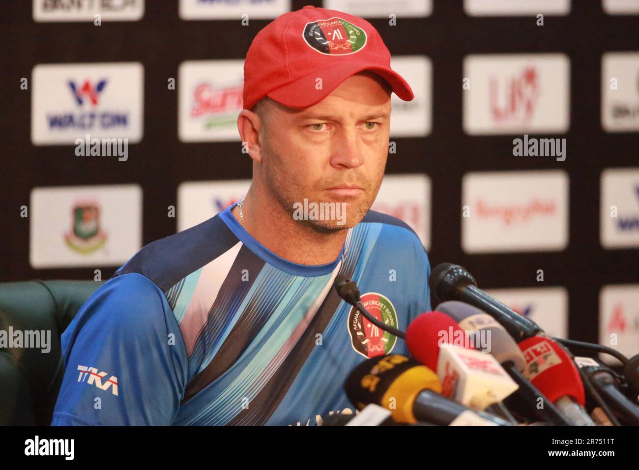 Afghanistan Cricket Team Head Coach Jonathan Trott Attends Pre Match