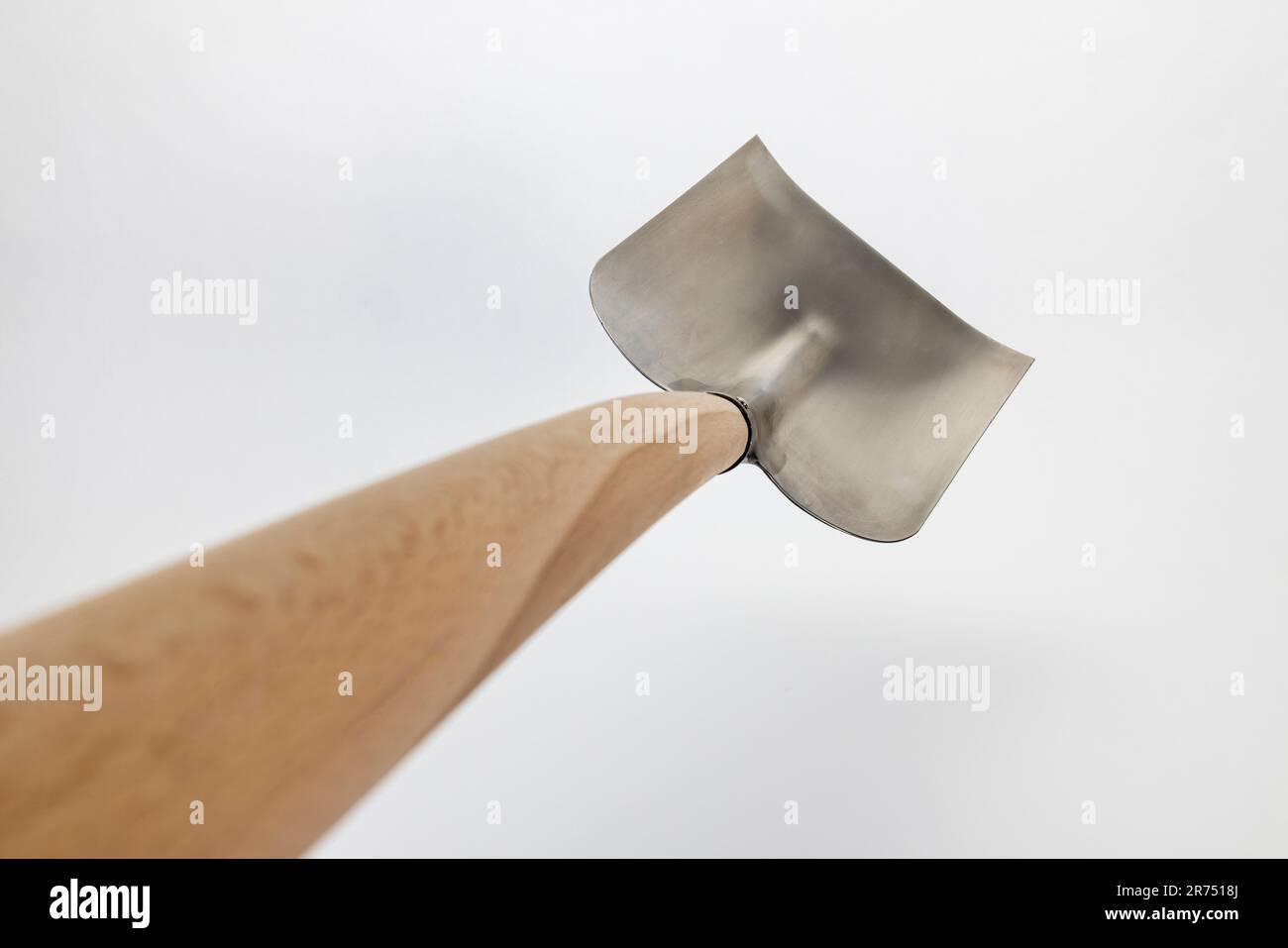 Stainless steel shovel, Holstein shape, with handle, detail, sand ...